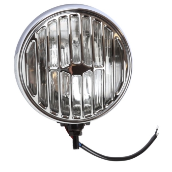 Nebelscheinwerfer Gelb - Chrom m. Gitter - 12V 60W | ClassicGo